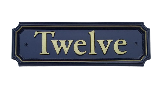 TRADITIONAL.2 290mm x 100mm - Meadow Place House Signs
