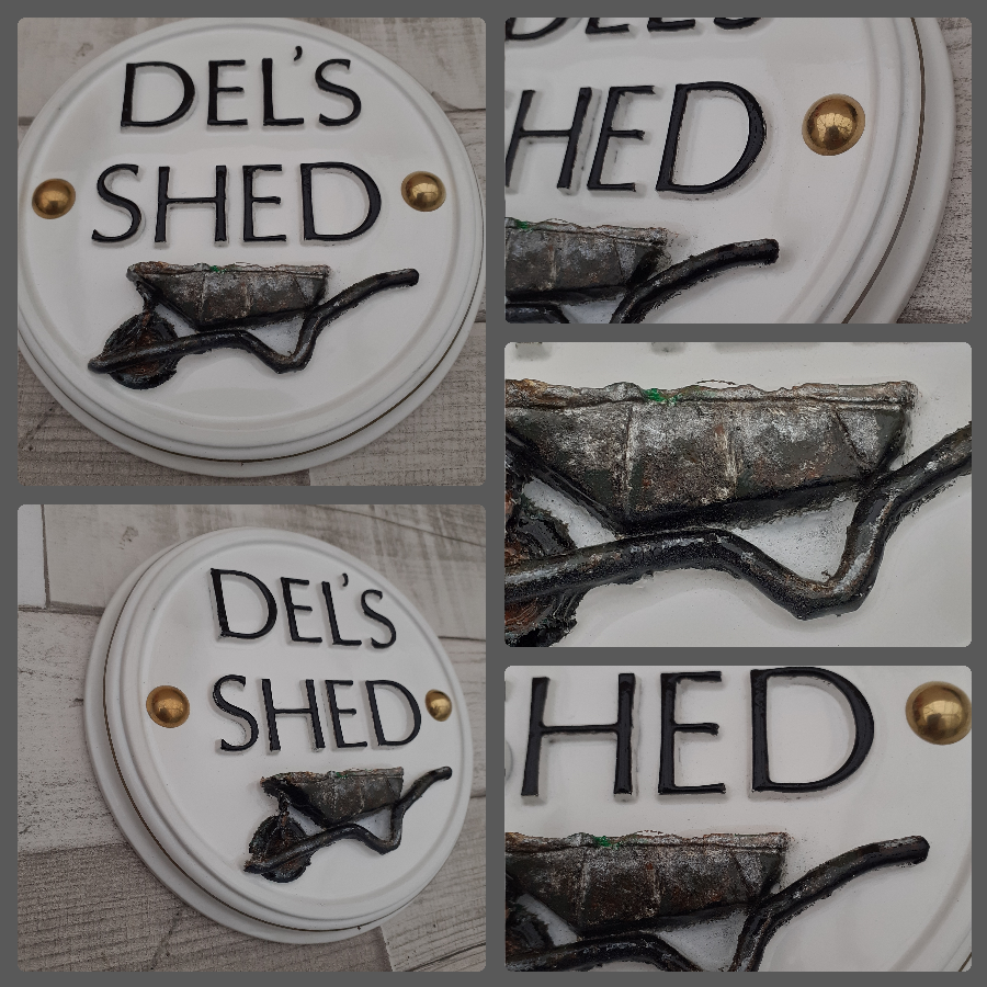 Personalised Shed Signs - Meadow Place House Signs