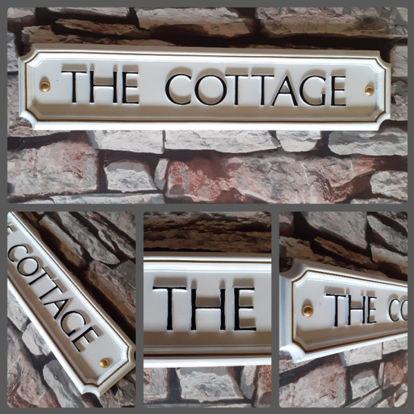 TRADITIONAL.1 456mm x 100mm - Meadow Place House Signs