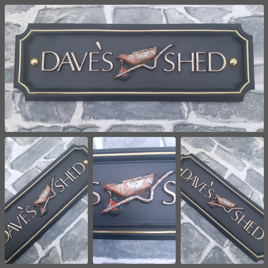 Dad's or Grandad's Shed Signs - Meadow Place House Signs
